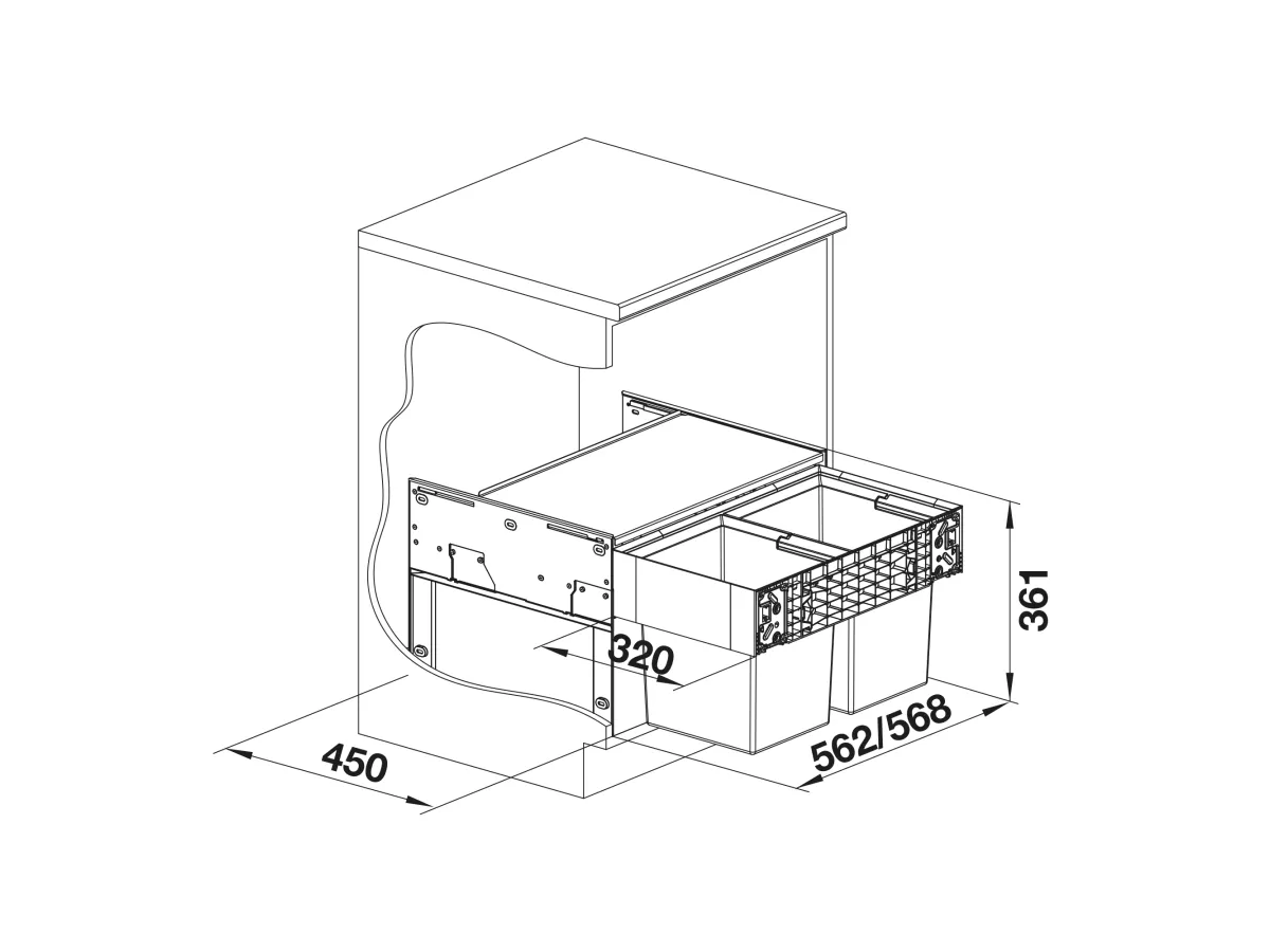 BLANCO SELECT II Compact 60/2